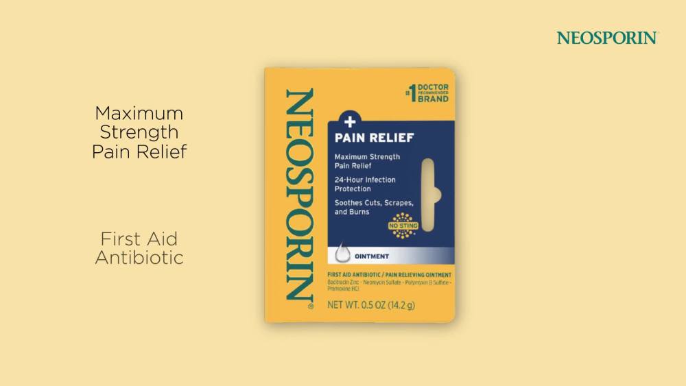 Neosporin Original First Aid Antibiotic Bacitracin Ointment,.5 oz ...