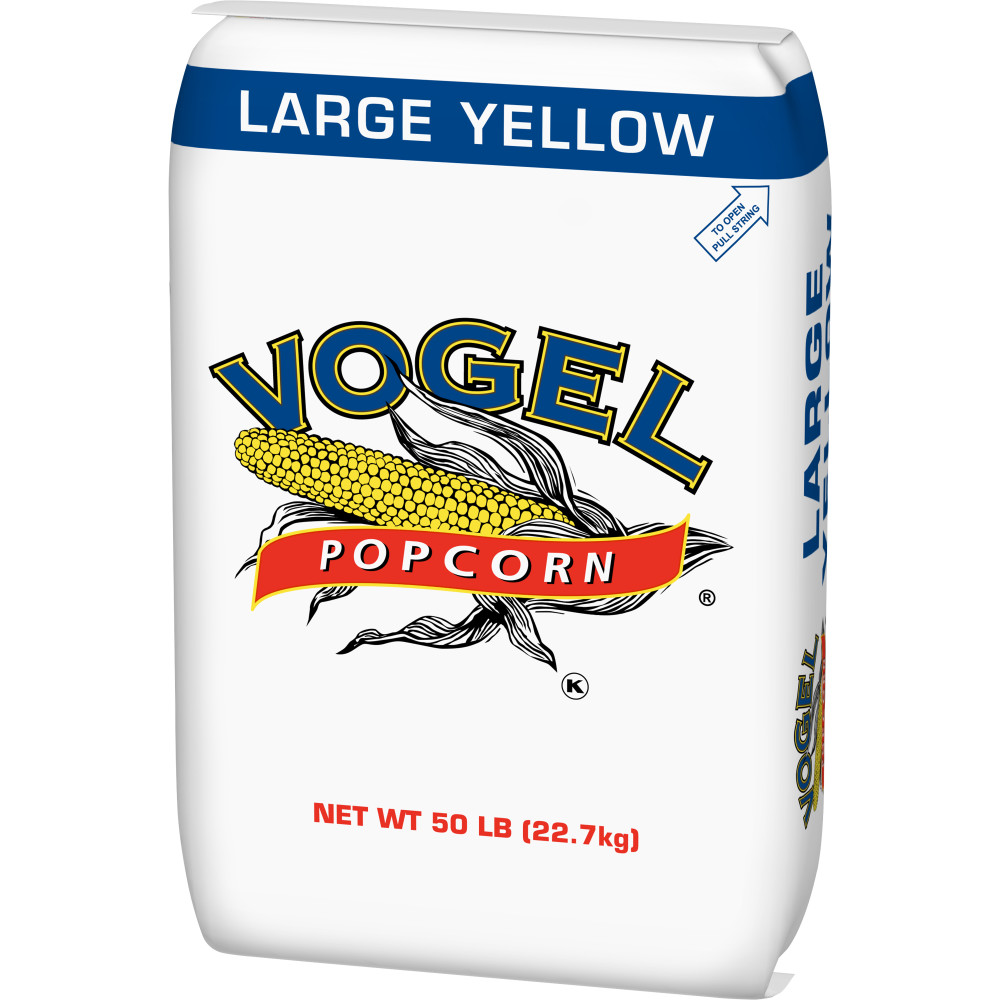 Vogel Large Yellow Popcorn Kernels Bag, 1/50 lb | Conagra Foodservice