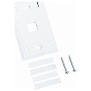 CommScope Systimax 108258427 One Port L-Type Flush Mount Faceplate ...