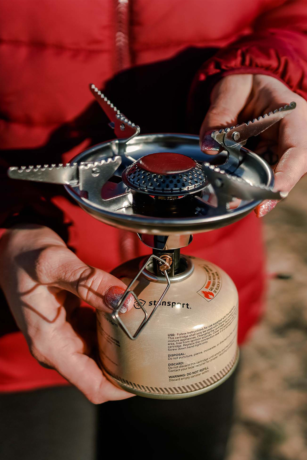 ISO-Butane Backpack Stove - Stansport