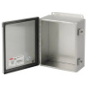 Hoffman (nVent) A8064CHNFSS Type 4X Junction Box, Type 304 Stainless Steel, Continuous-Hinge ...