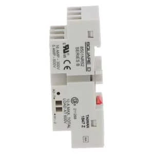 Square D (Schneider Electric) 8501NR52B Class 8501 Relay Socket, 8-Pin ...