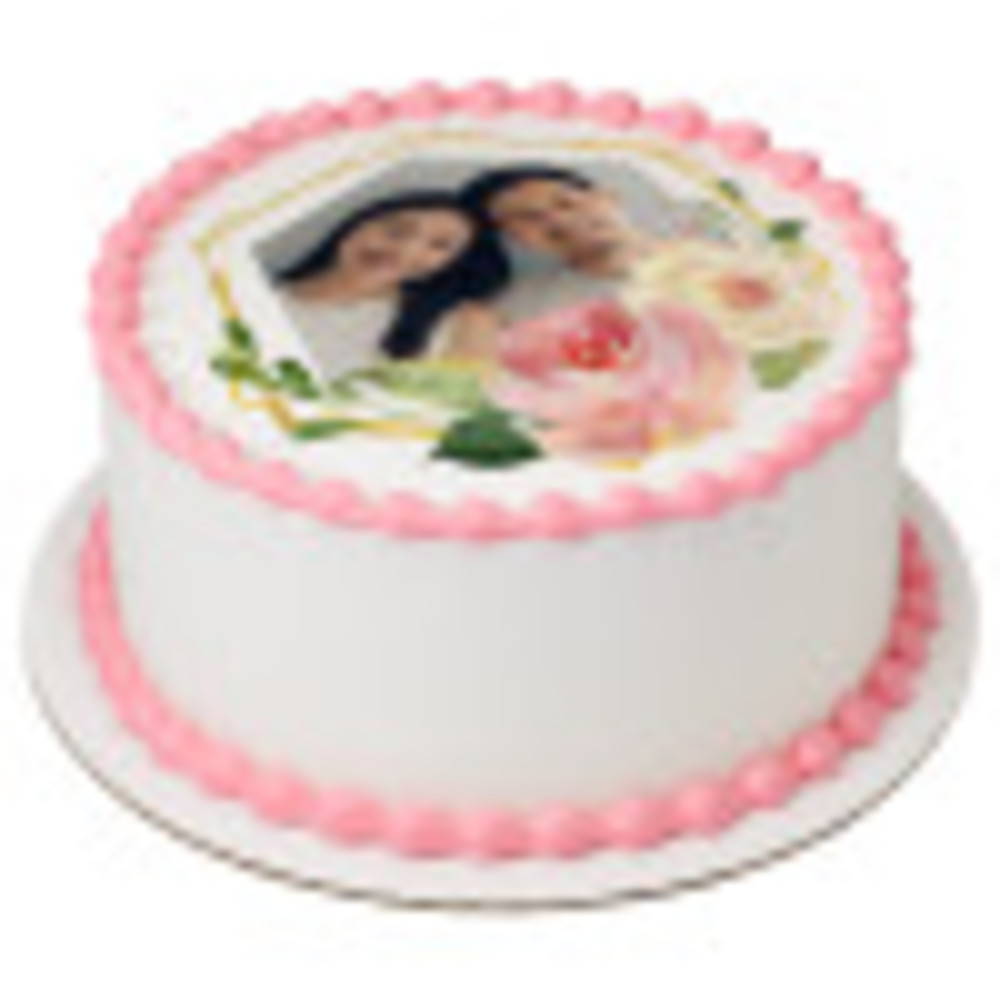 Order Floral Geometric Edible Image® by PhotoCake® Frame Cake from ...