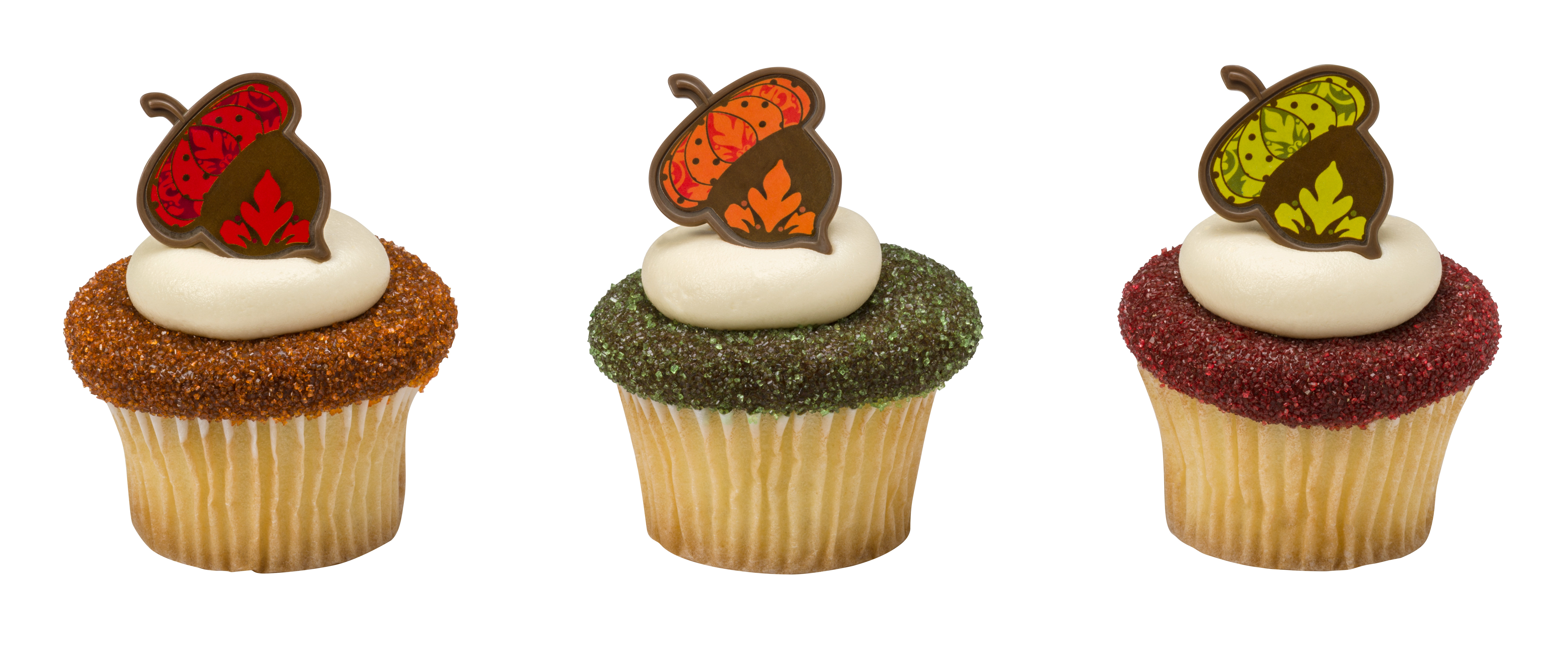 Harvest Acorn Cupcake Rings | DecoPac