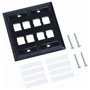 CommScope Systimax 108685009 L Type 8-Port 2-Gang Flush Mounted ...