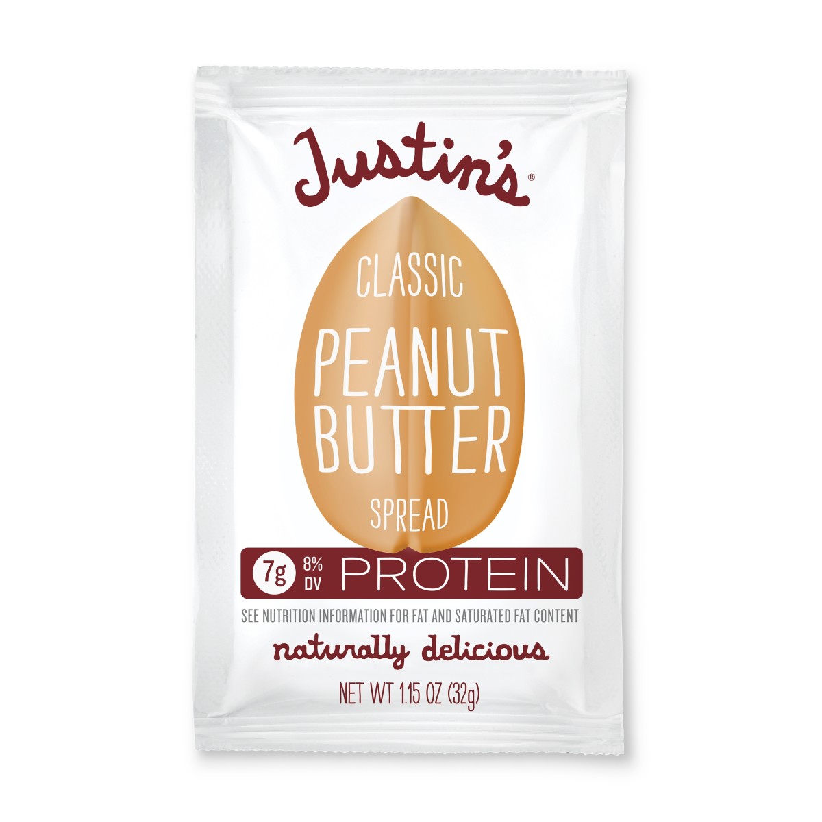 JUSTIN'S® Classic Peanut Butter 1.15 Squeeze Packs • Hormel Product ...