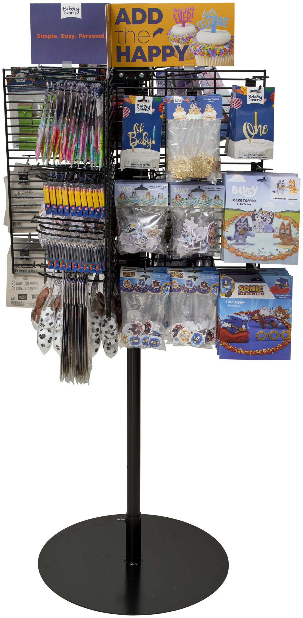 Bakery Crafts Retail Decoration Floor Rack | DecoPac