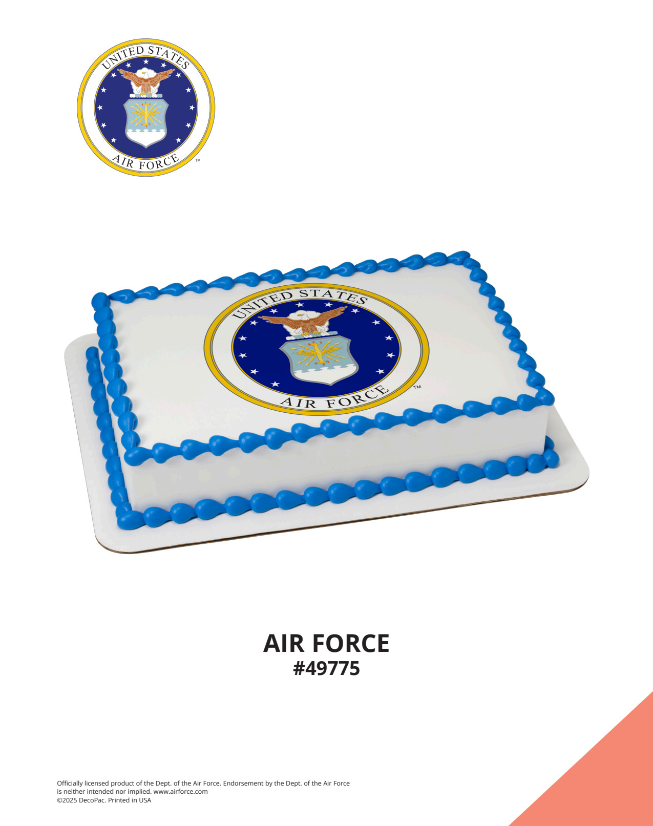 United States Air Force Edible Image | DecoPac