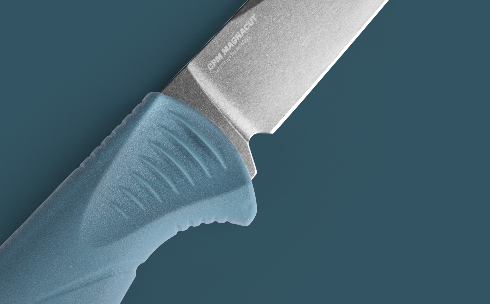 Benchmade Fishcrafter | Depth Blue Santoprene | 7" Trailing Point ...