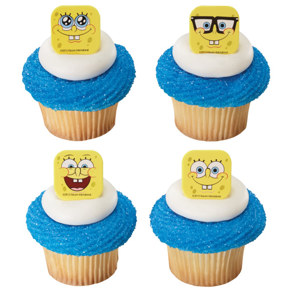 Spongebob Squarepants Mood Faces Cupcake Rings | DecoPac