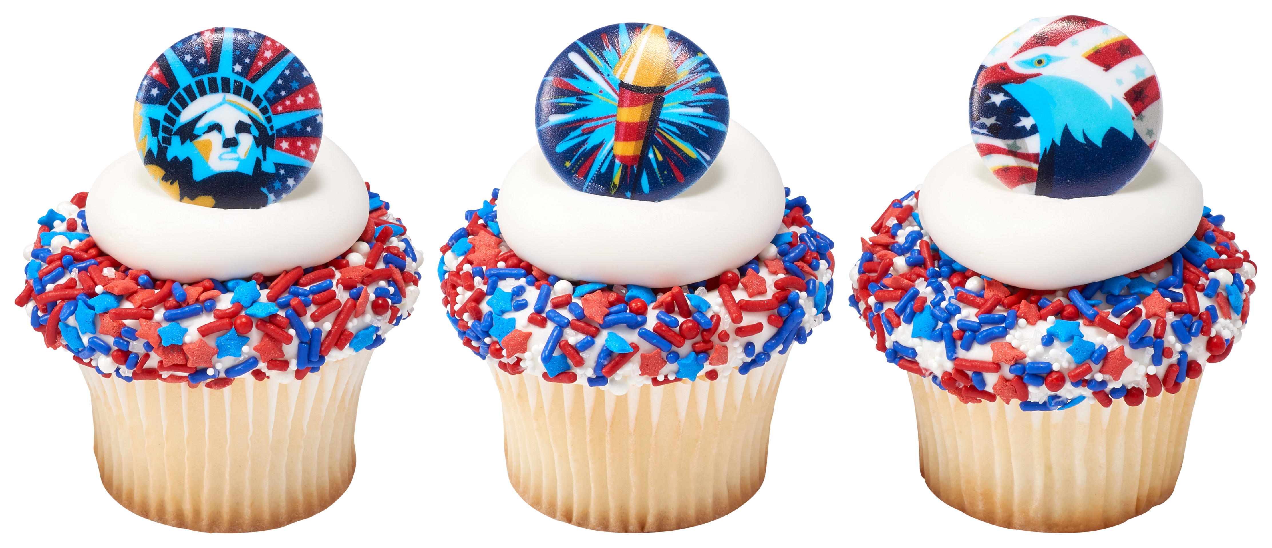 Celebrate Liberty | Cupcake Rings | DecoPac