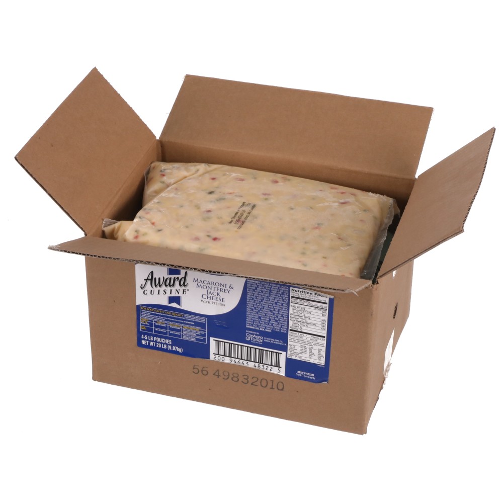 Pepperjack Mac n Cheese Pouch 4/80 oz | Conagra Foodservice
