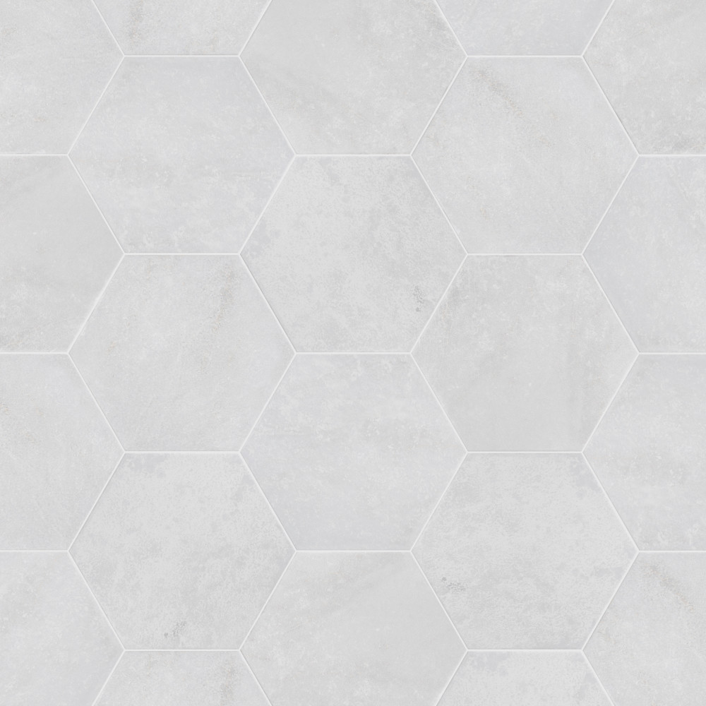 More Petal Glossy White 9-7/8 in. x 15-3/4 in. Ceramic Wall Tile ...
