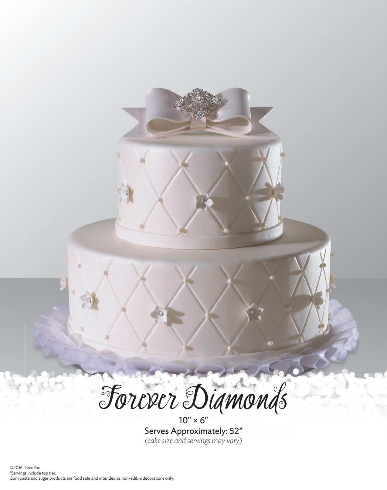 Forever Diamonds Stacked Wedding Cake Tmoc Page | DecoPac
