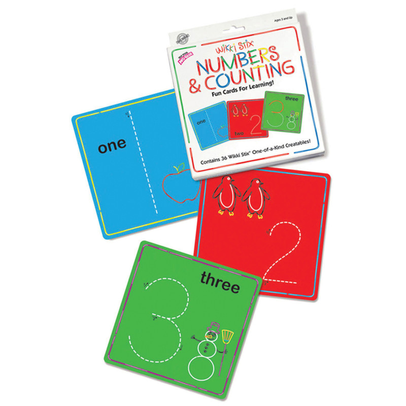 Wikki Stix® Numbers & Counting Cards Set - National Office Works, Inc.