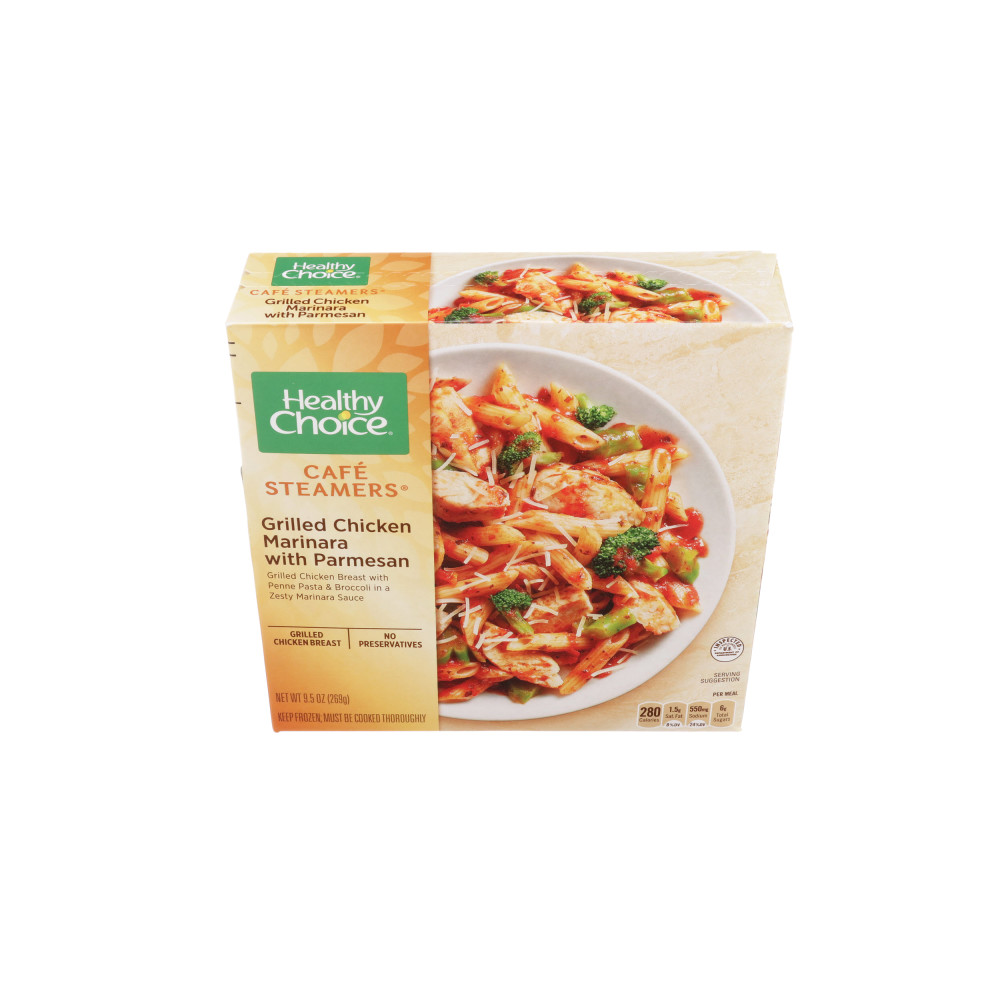 HEALTHY CHOICE Cafe Steamers Grilled Chicken Marinara With Parmesan ... HEALTHY CHOICE Cafe Steamers Grilled Chicken Marinara With Parmesan ...