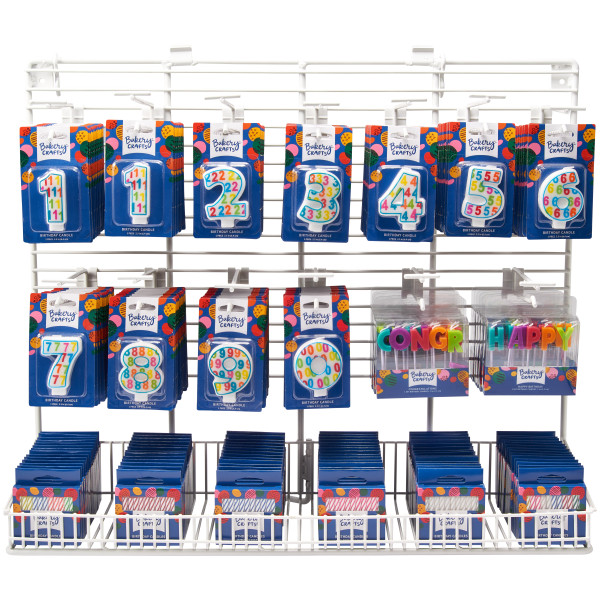 Number Pattern Numerals Candles Only Set | DecoPac