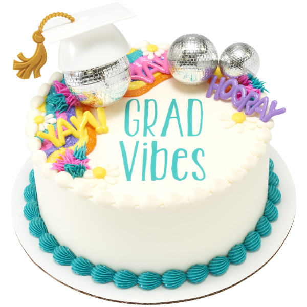 White Grad Cap With Tassel | DecoPac