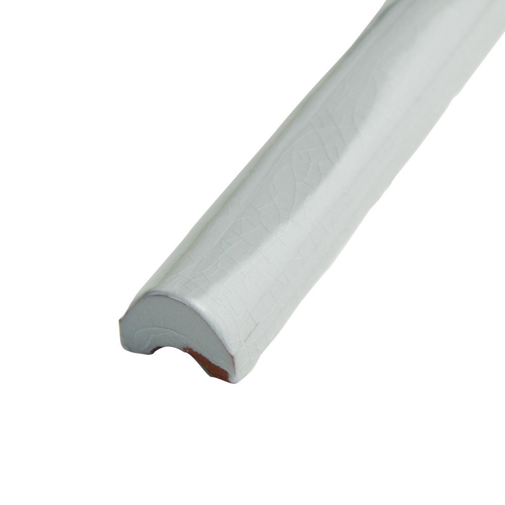 Antic Craquelle Torello Gris Soho 3/4 in. x 6 in. Ceramic Wall Trim ...