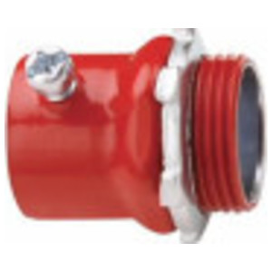 Crouse Hinds (Eaton) 451RED EMT Set Screw Type Connector, Red, Straight ...