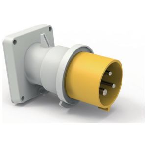 Hubbell Wiring Device - Kellems C316B4SA Heavy Duty Products, IEC Pin ...