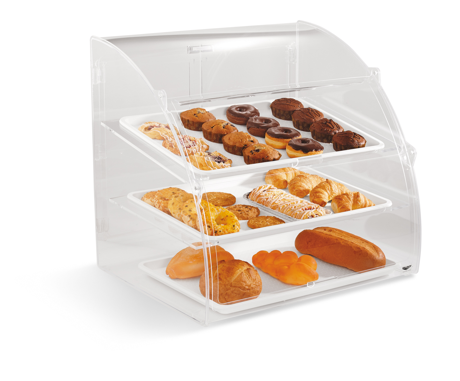 Acrylic Curved Bakery Display Cases - Vollrath Foodservice