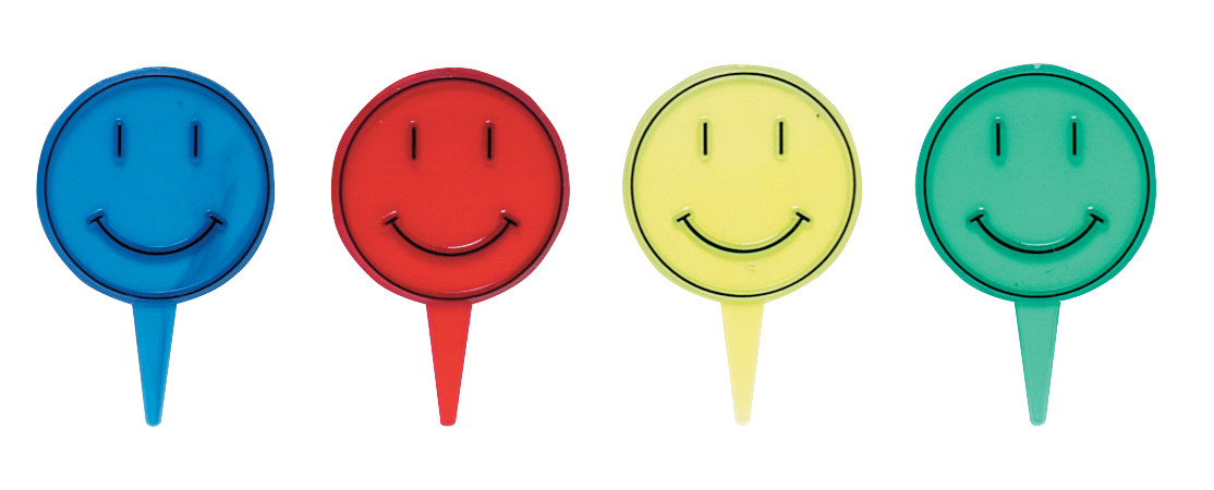 Translucent Smiley Face Decopics | DecoPac