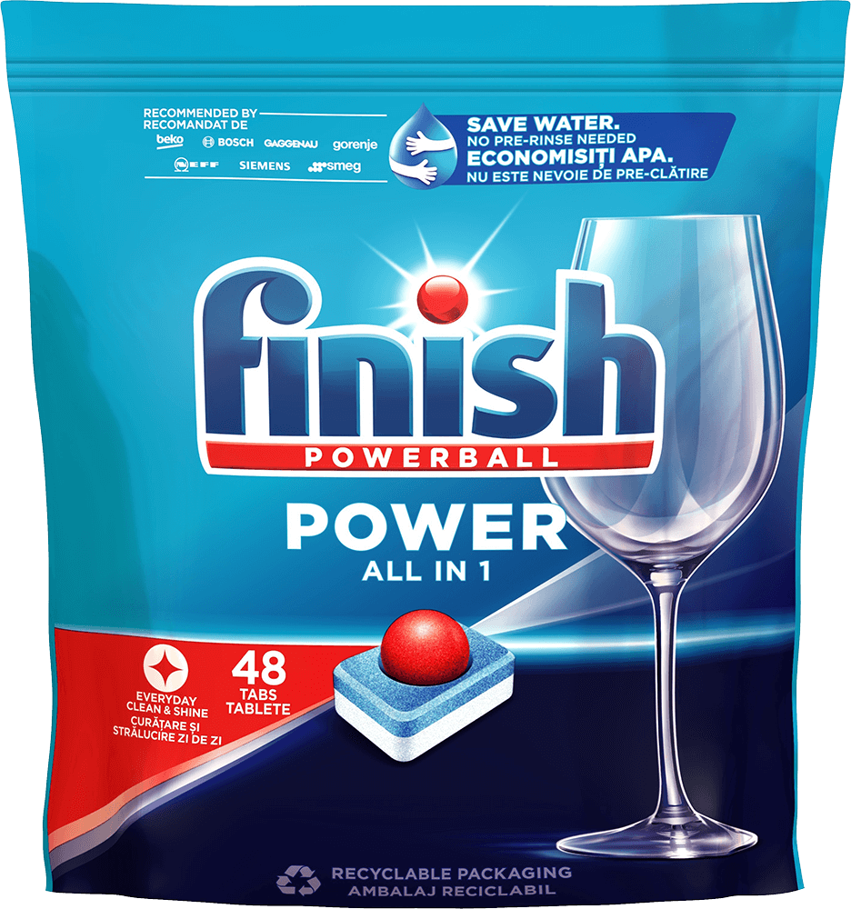 Finish® Power All In One mosogatógéptabletta | Finish® HU