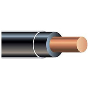 Graybar Vendor THHN-12-SOL-BLK-CUT REEL THHN Building Wire, 12 AWG ...