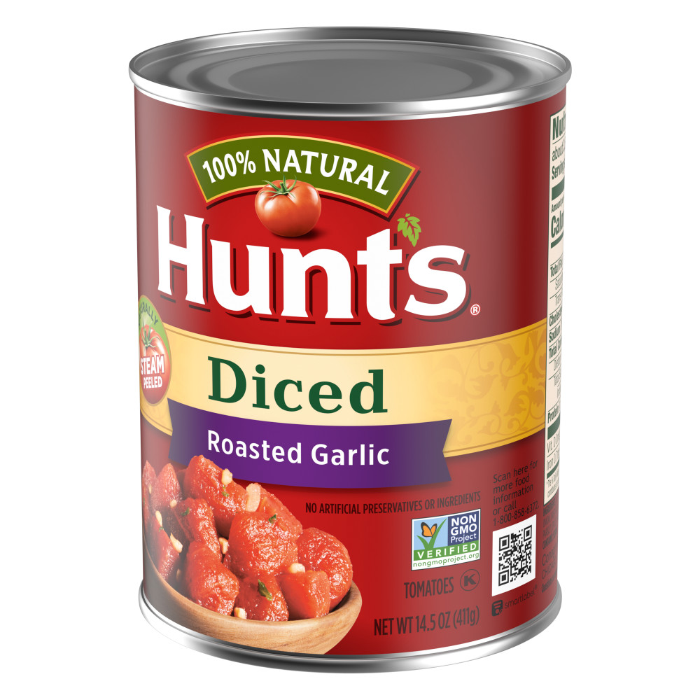 Hunt's Diced Tomatoes with Roasted Garlic | Conagra Foodservice