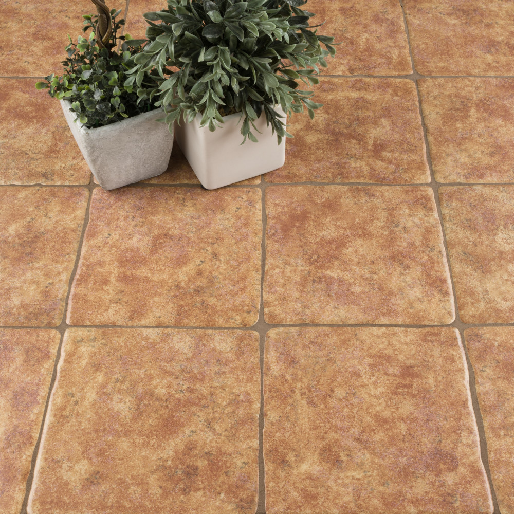Costa Marron 7-3/4 in. x 7-3/4 in. Ceramic Floor and Wall Tile | Merola ...