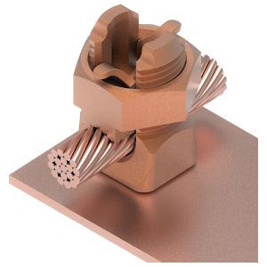 Burndy KC28 Servit™ Post For Copper Cable To Flat, 1 - 4/0 AWG, 5/8 ...