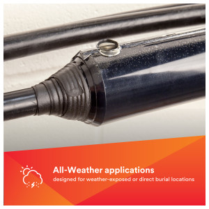 3M 82-A2N 3M™ Scotchcast™ Inline Resin Power Cable Splice Kit 82-A2N, 2 ...