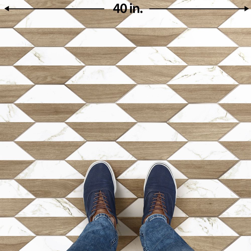 Llama Kayak Lagom Nature 6-1/2 in. x 12-1/2 in. Porcelain Floor and ...