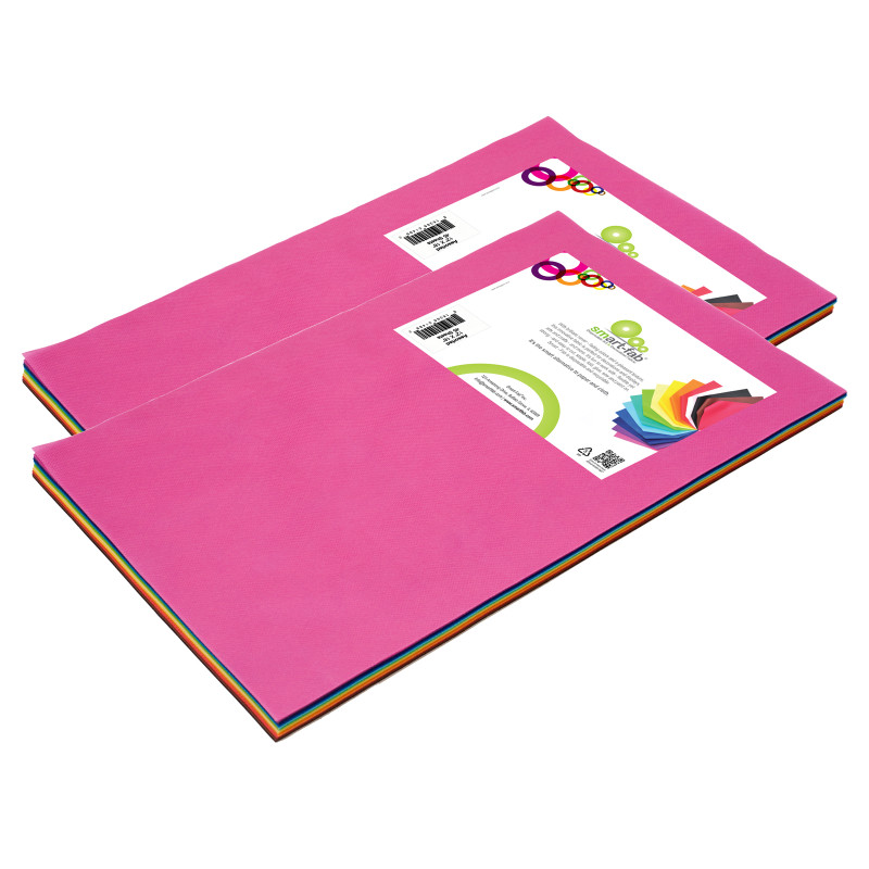 Smart-Fab® Art & Decoration Fabric Sheets, 12" x 18", Assorted, 45 ...