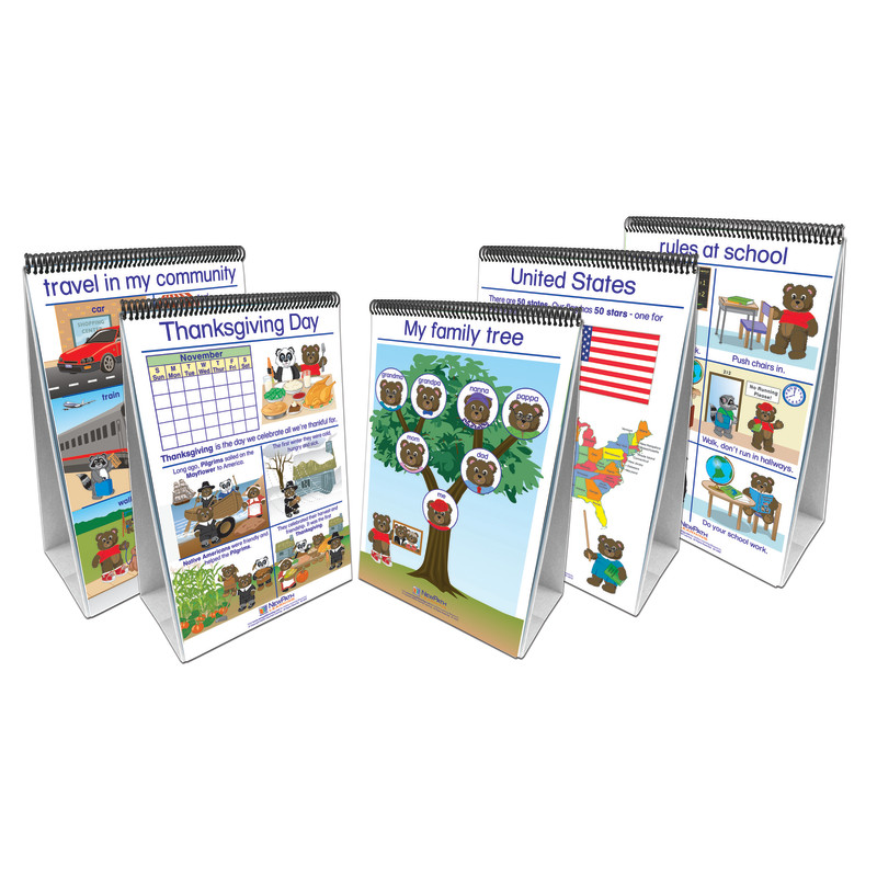 NewPath Learning Social Studies Readiness Flip Chart, Set of All 5 - Zuma
