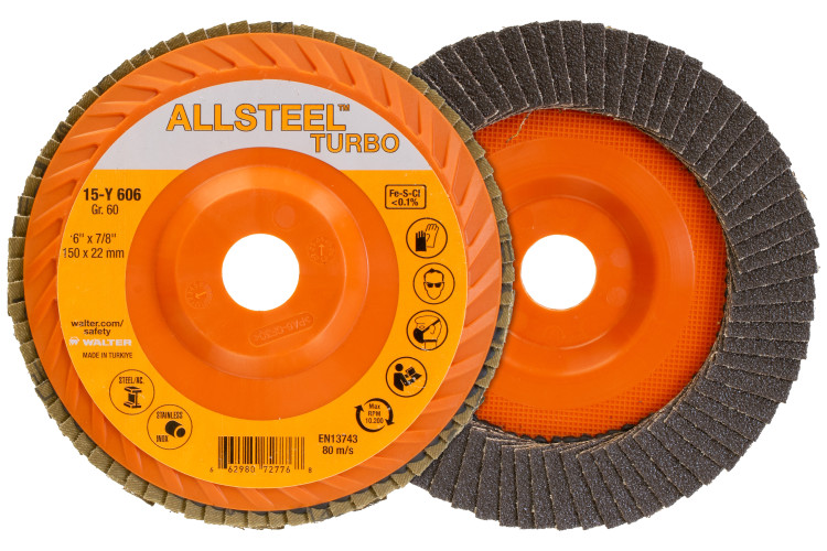 Versatile industrial grade flap disc for aggressive removal