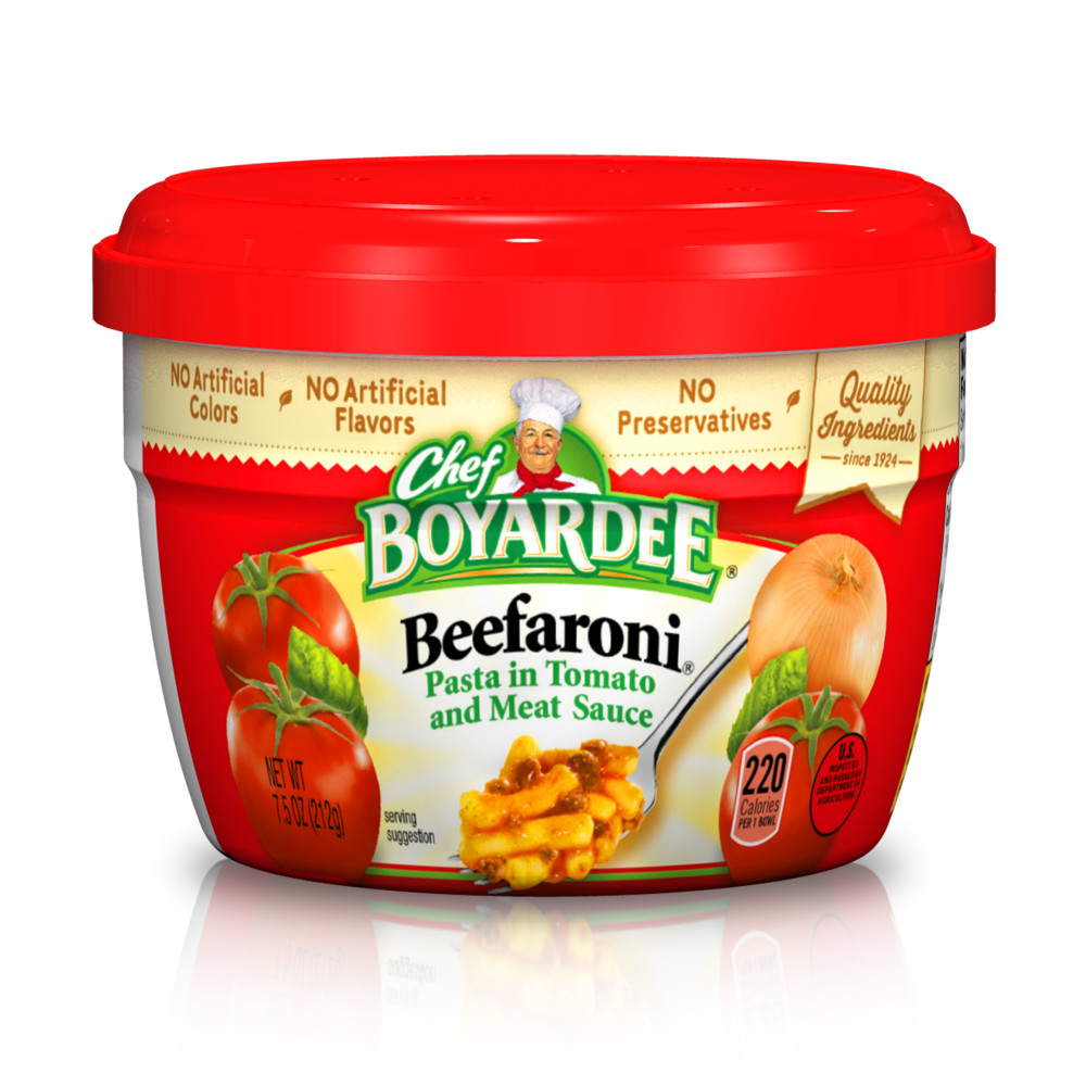 CHEF BOYARDEE Beefaroni Microwave Bowl | Conagra Foodservice