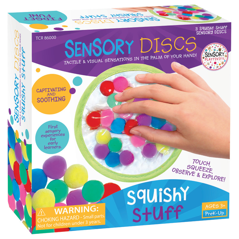 Sensory Playtivity™ Squishy Stuff Sensory Discs 3-Pack - National ...