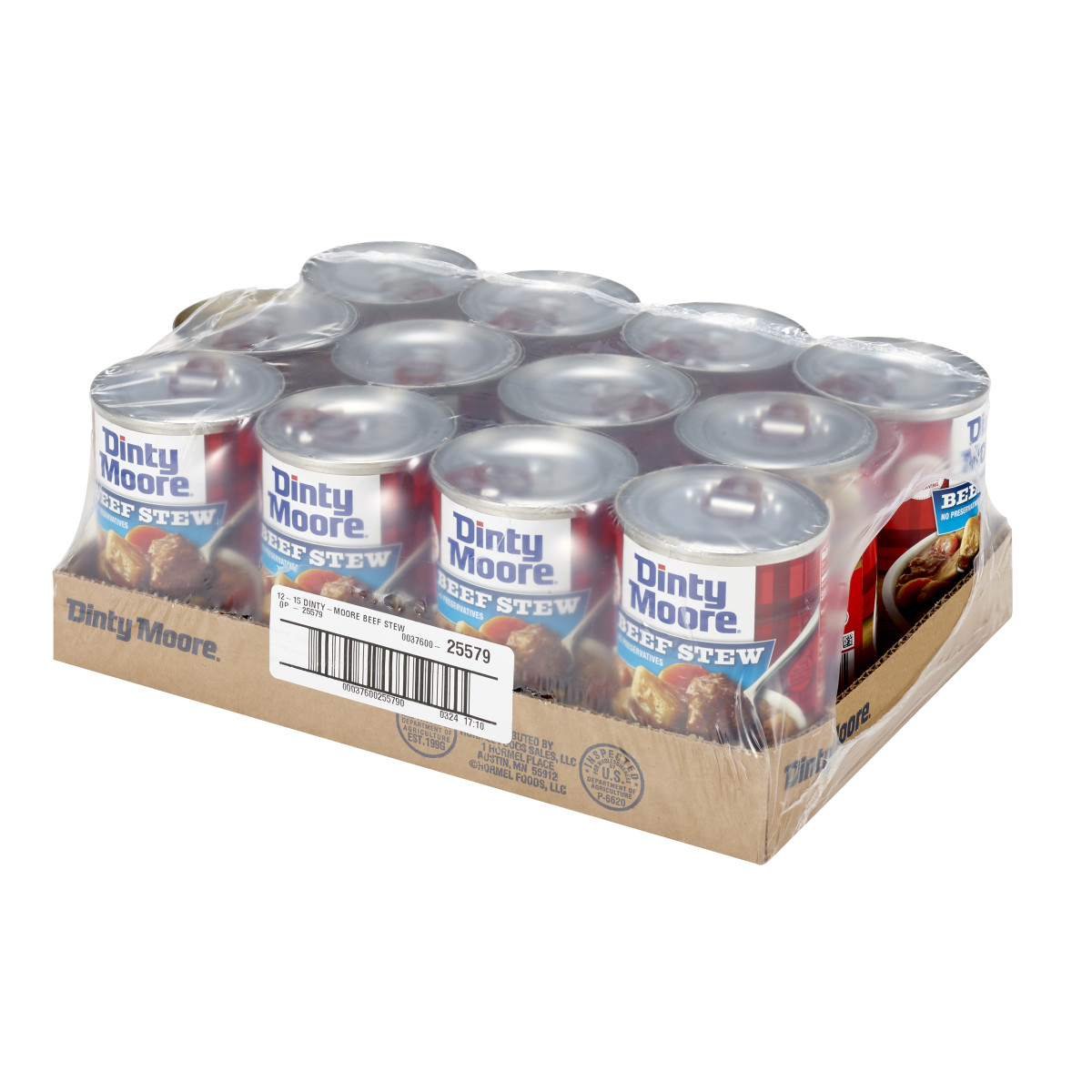 DINTY MOORE® Stew, Beef, 12/15 oz • Hormel Product Code: #25579 ...
