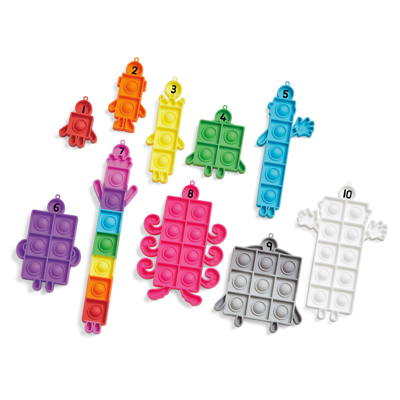 Hand2Mind Numberblocks™ Sensory Bubble Poppers - National Office Works ...