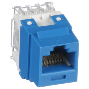 Panduit NK688MBU NetKey® Cat 6 Keystone Punchdown Jack Module, Blue ...