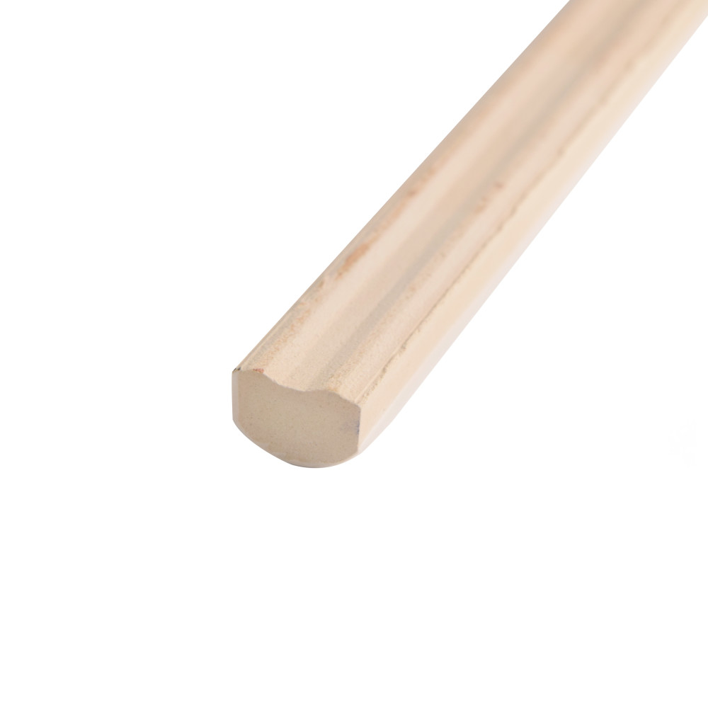 Twist Soft Cream 1/2 in. x 11-3/4 in. Ceramic Wall Trim | Merola Tile