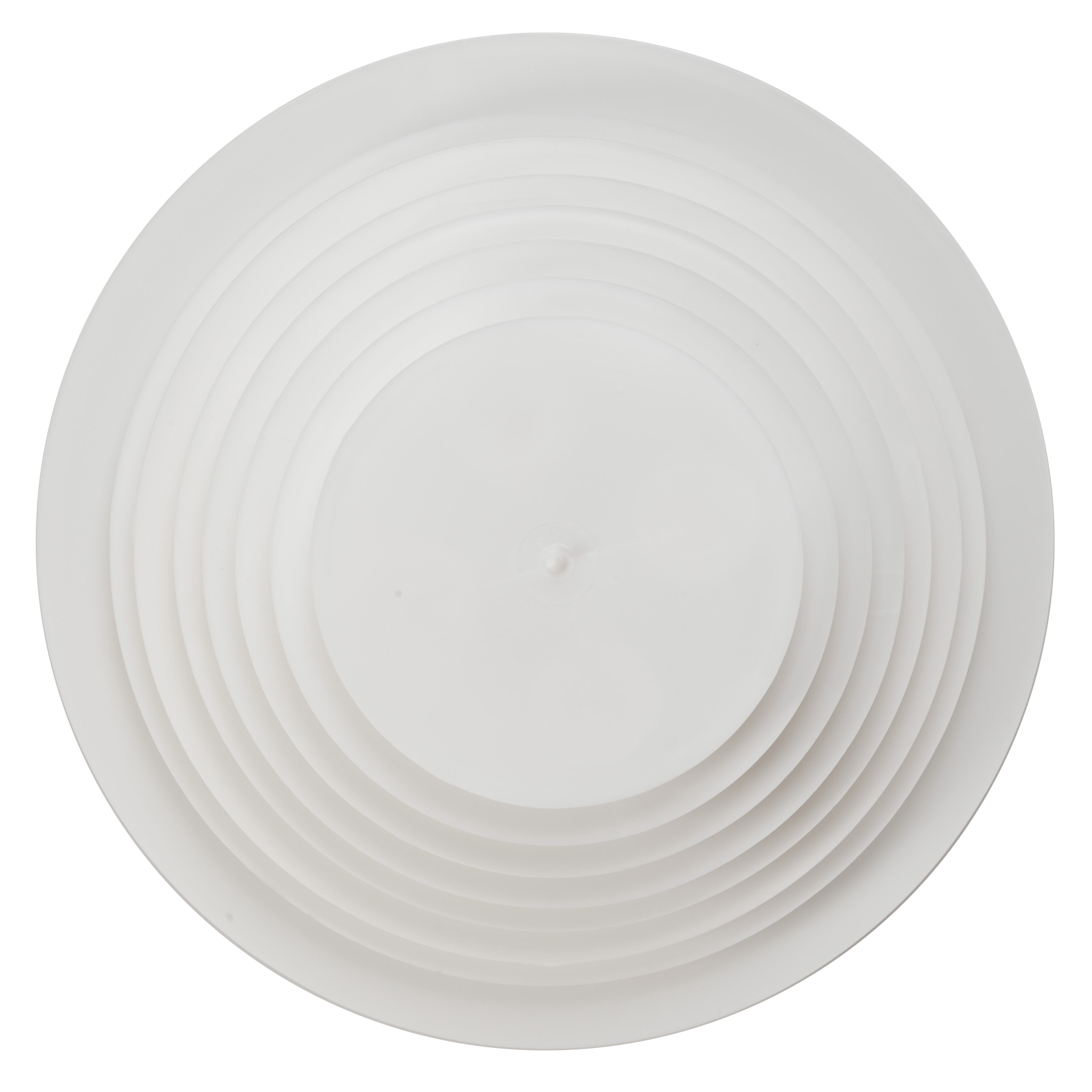 14 Round White Separator Plate | DecoPac