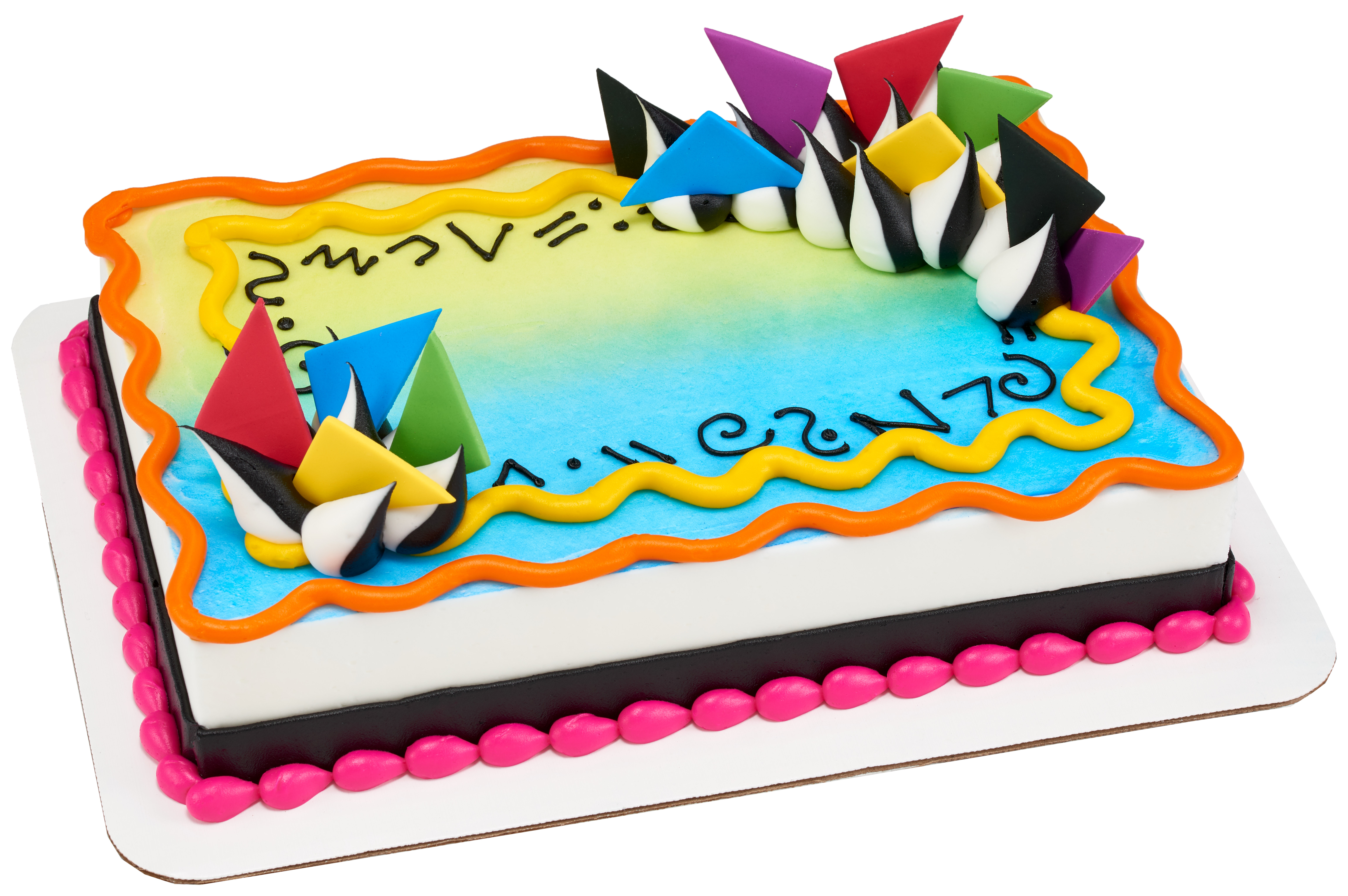 Bright Triangles | Sweet Décor™ Edible Decorations | DecoPac