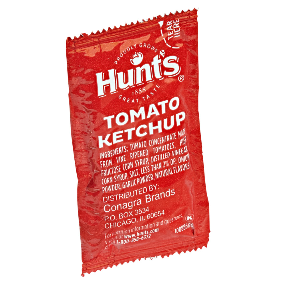 Hunt's Tomato Ketchup Portion Control Packets - 1000/9g | Conagra ...