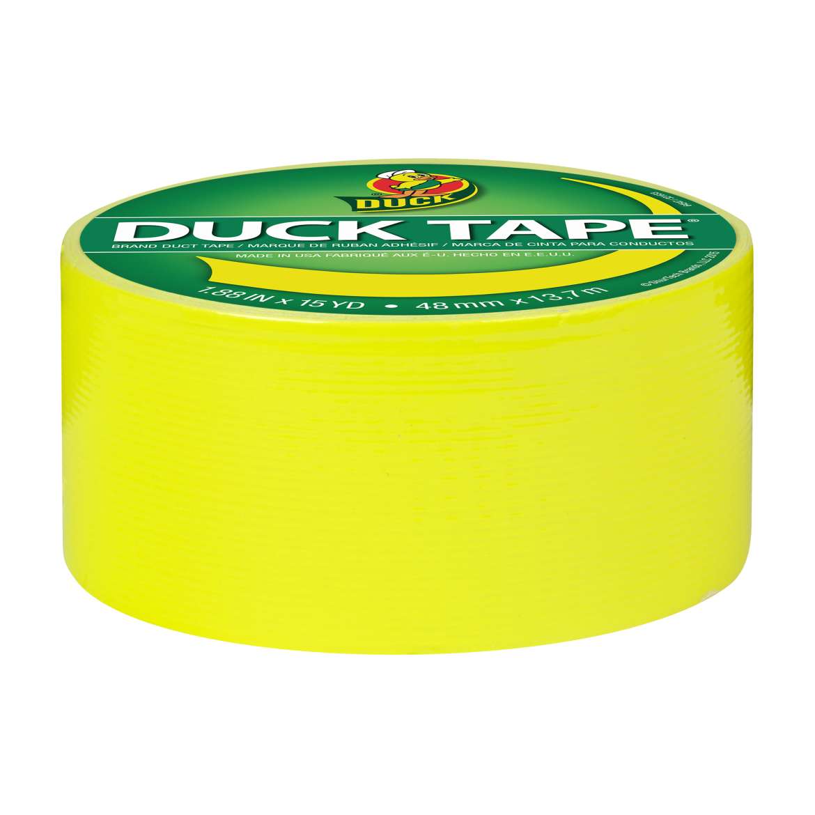 Color Duct Tape- Yellow, 1.88 in. x 15 yd. | Duck Brand