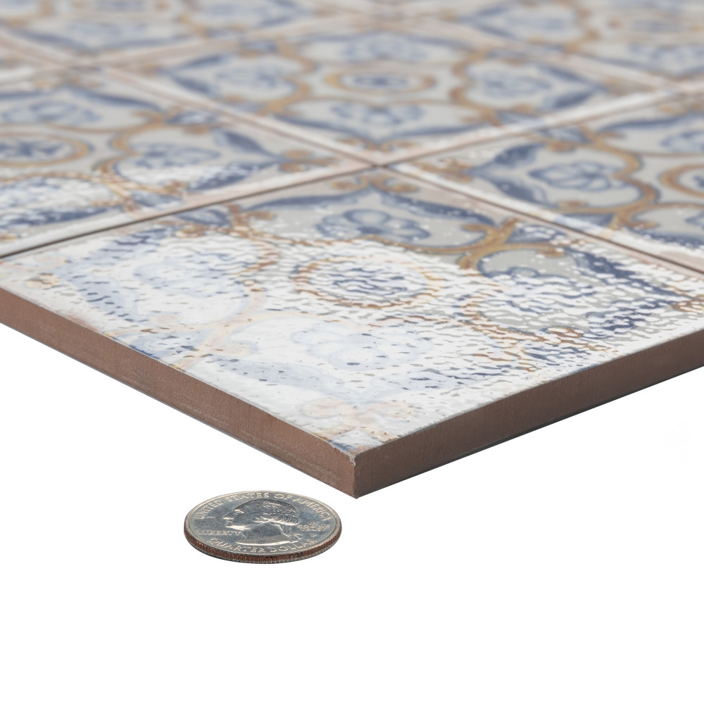 Kings Campania Atrani 13 in. x 13 in. Ceramic Floor and Wall Tile ...