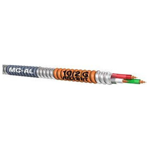 Encore Wire MCSG MC/AC-12/2-CU 277V BRN/GRY 1000R SMARTGROUND™ MC Cable ...