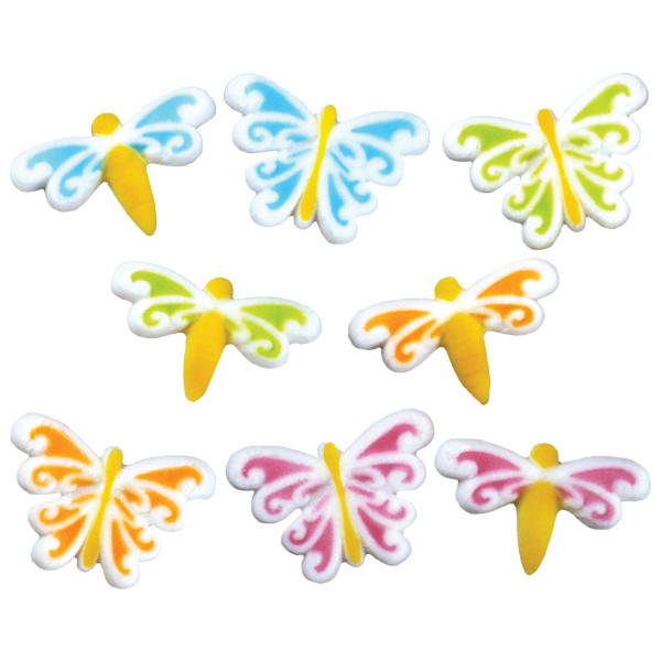 Butterfly And Dragonfly Assortment Dec Ons Decorations | DecoPac